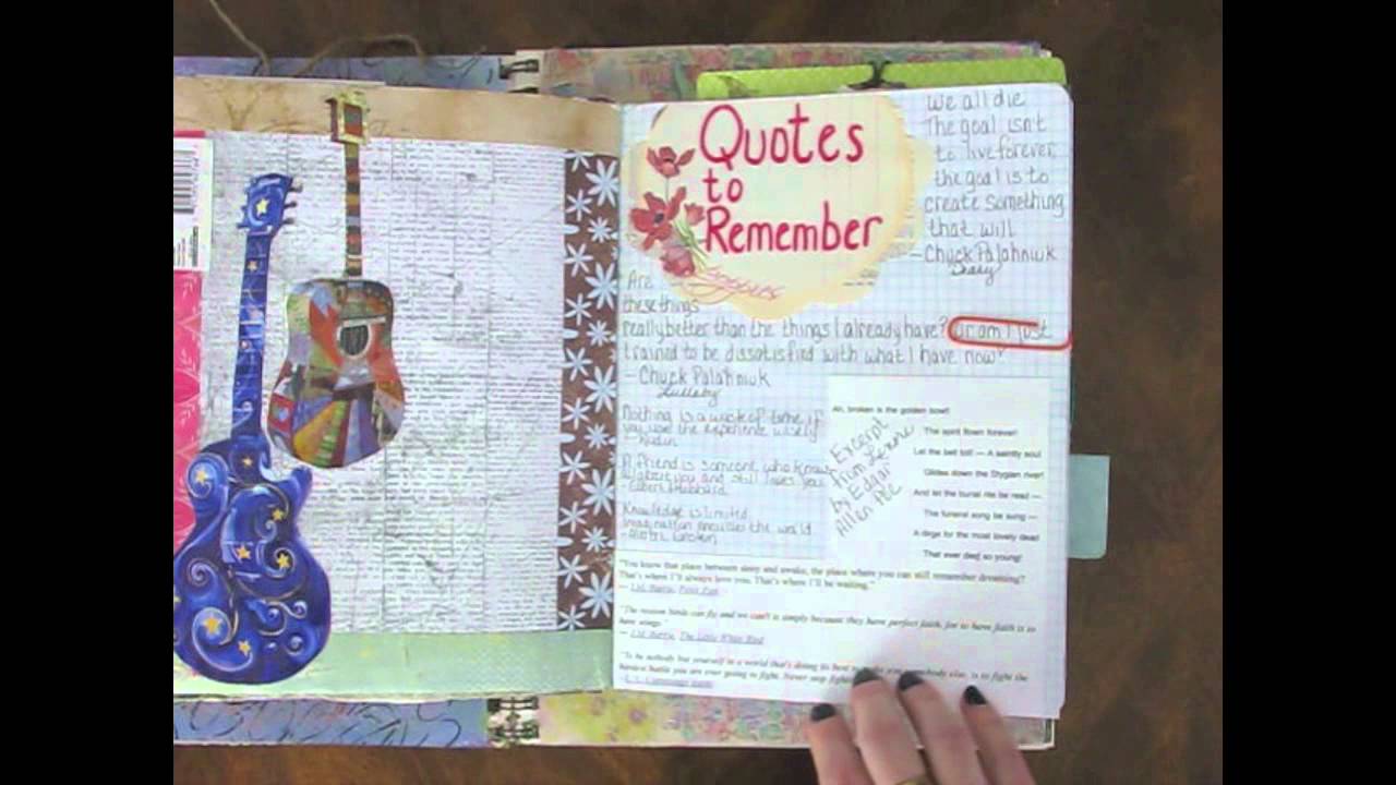 Daybook & Art Journal Flip-Thru - YouTube