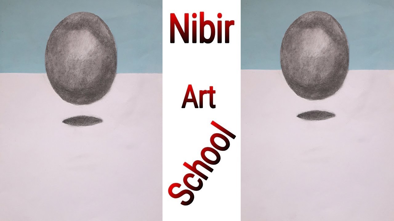 How to draw a 3d ball art step by step (very easy) Nibir Art School ...