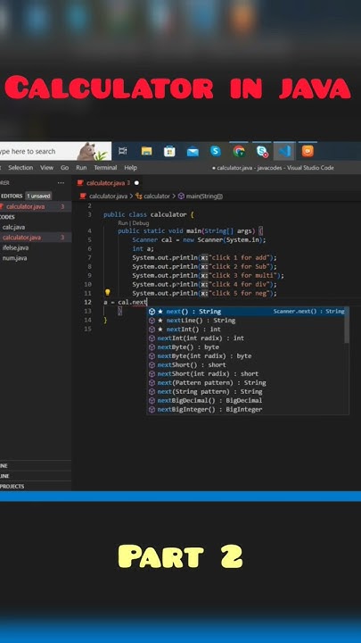 Calculator In Java Part 2 Development Coding Javatutorial Java Code Shorts 