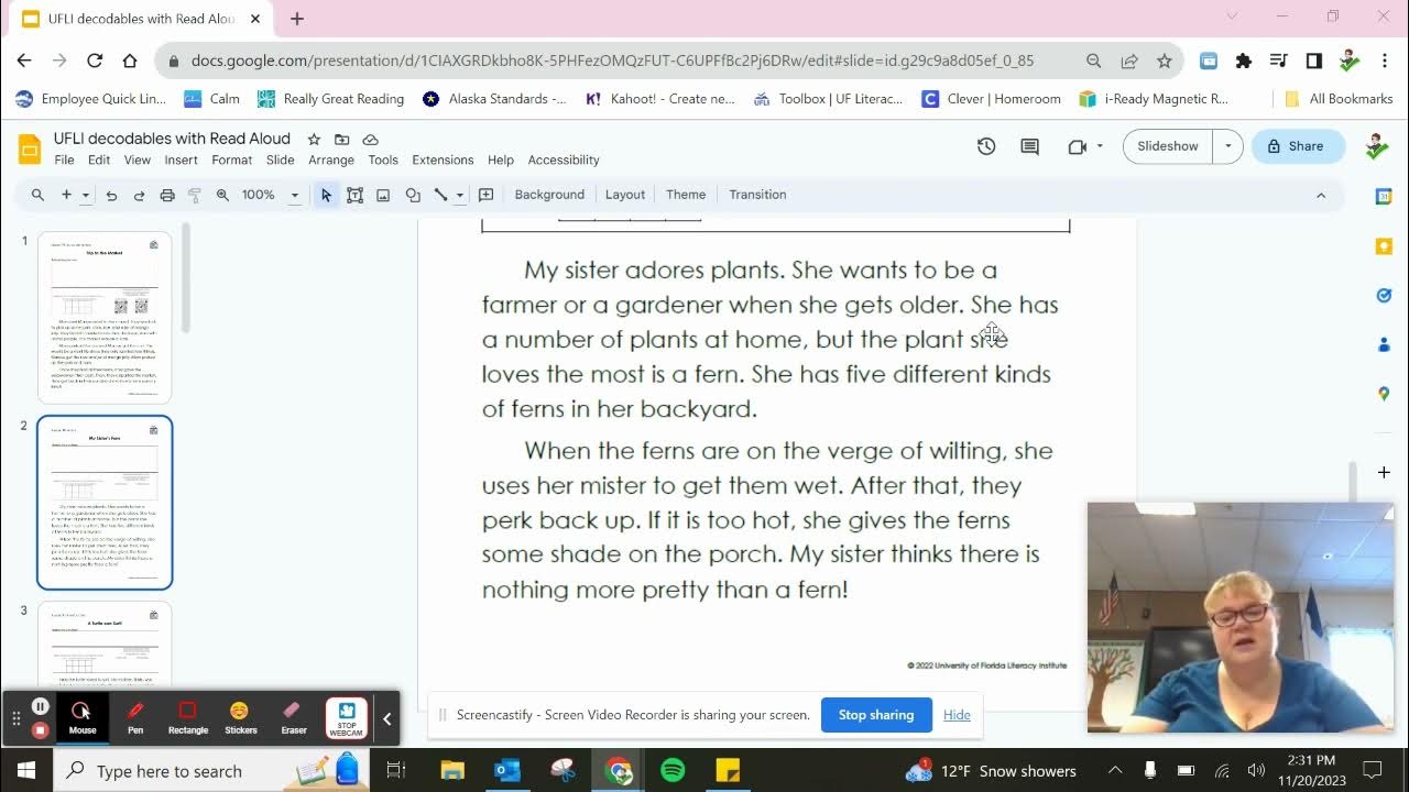 UFLI Lesson 80 Choral read - YouTube