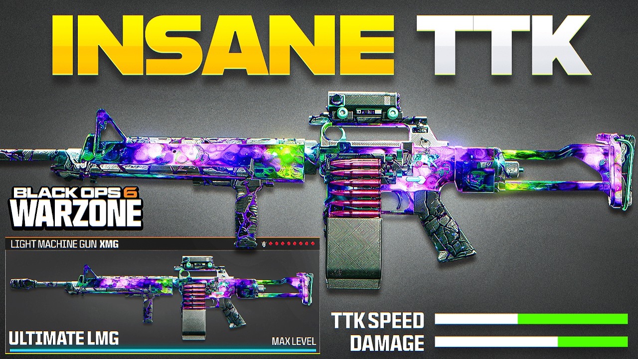 the FASTEST KILLING GUN in BO6 WARZONE! (Best LMG Meta Loadout & Class ...