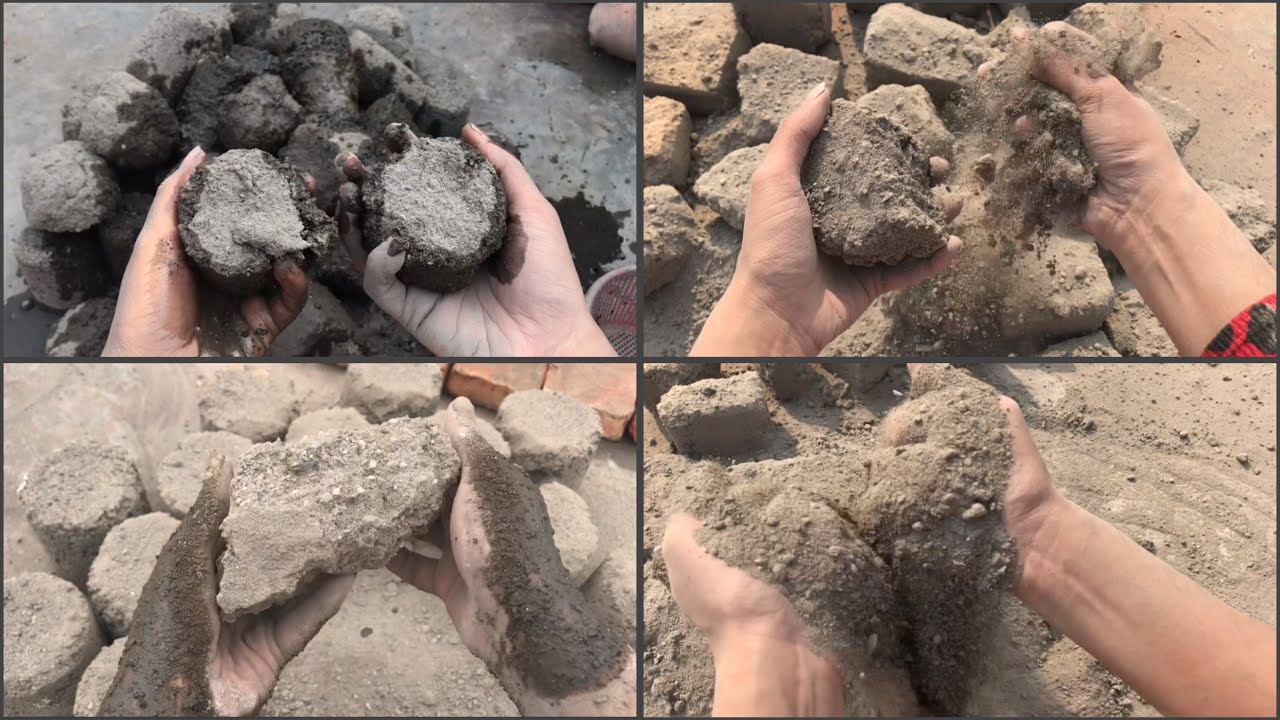 Different texture crumbling videos in one frame just crumbling 😃 - YouTube