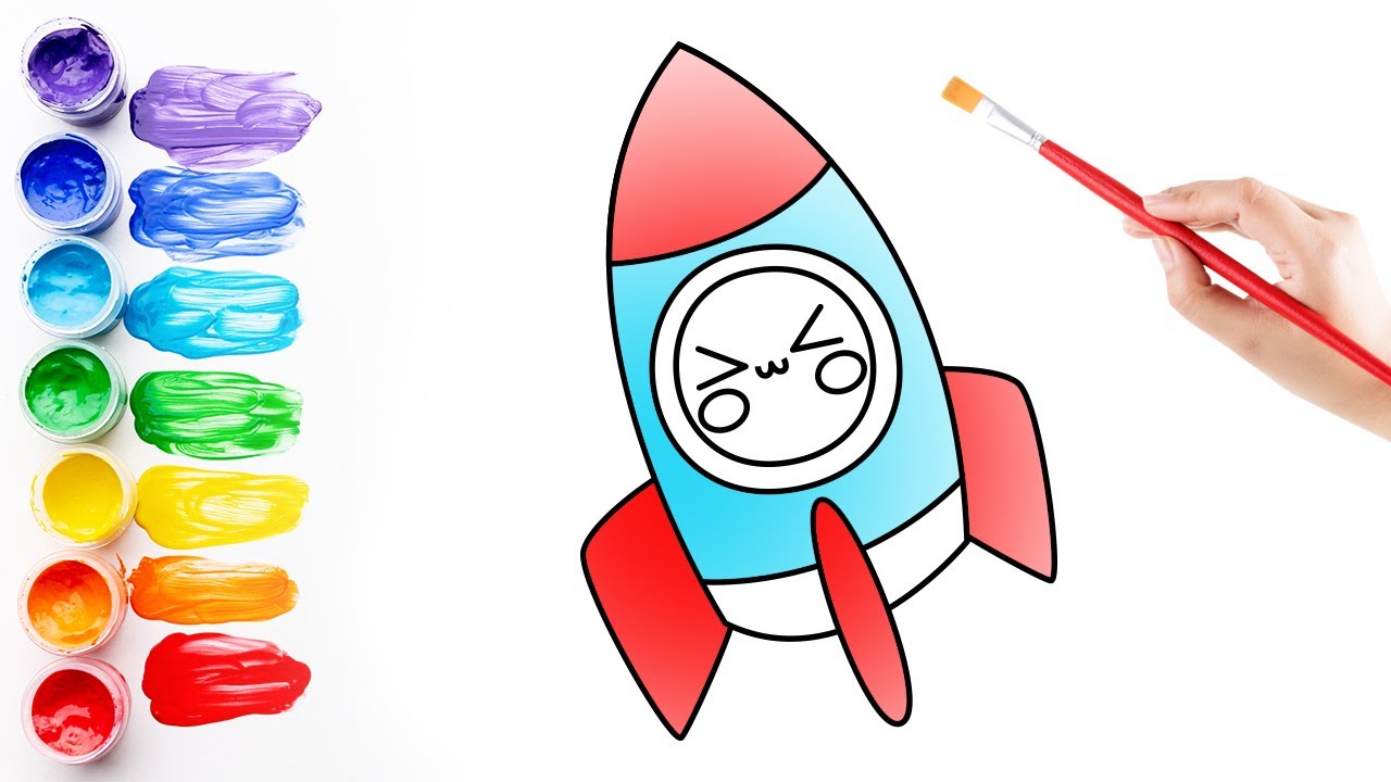 Learn Rocket | Painting and Colouring for Kids & Toddlers | Draw, Paint ...