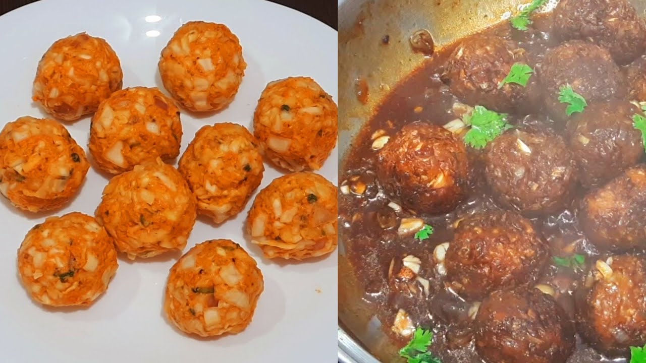 Mix veg manchurian recipe || How to make easy veg Manchurian recipe ...