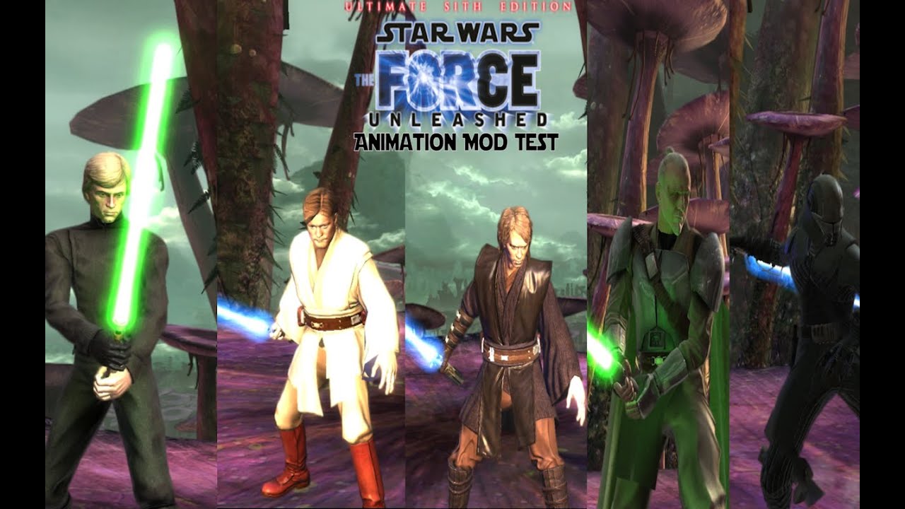 Star Wars: The Force Unleashed - Boss Animation Mod Test - YouTube