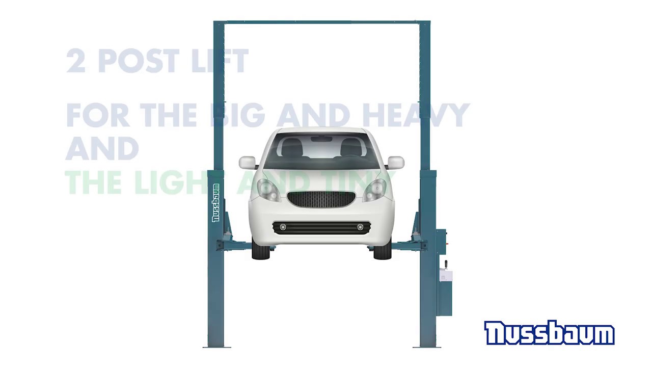 Hydraulic 2 post lift Power Lift HL 2.50 NT with double jointed arms ...