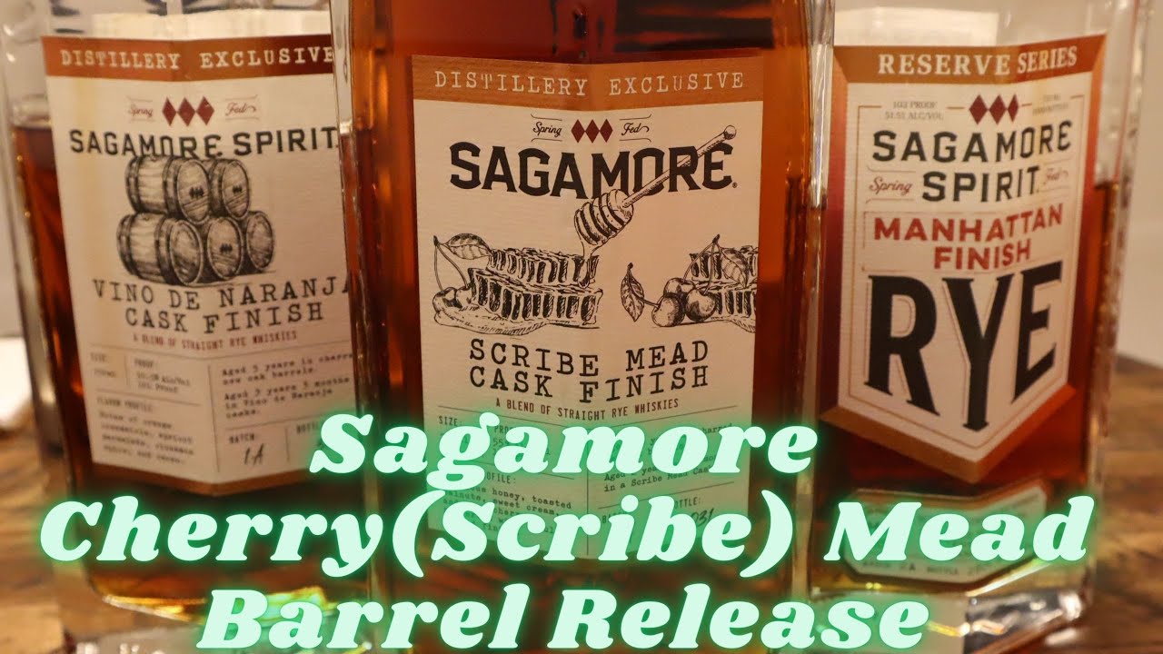 Sagamore Cherry Mead Barrel Finish Rye Scribe Mead Finish Rye - YouTube