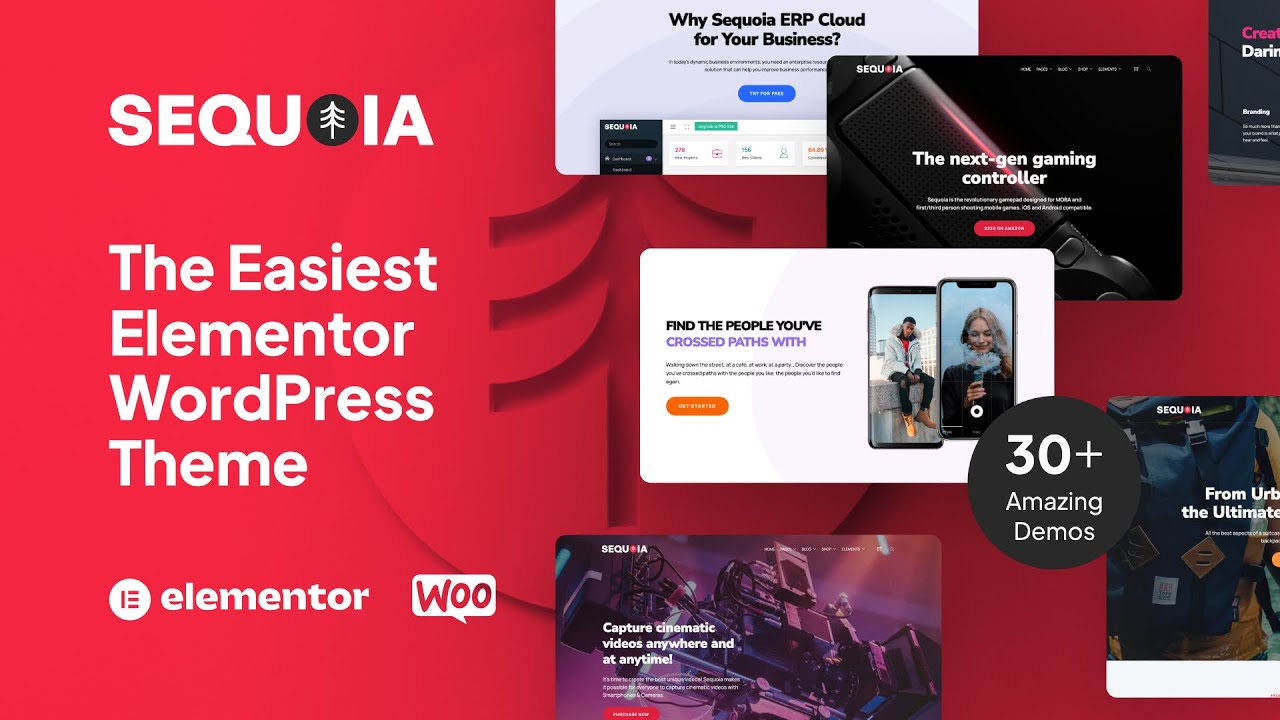 Sequoia - Creative Multipurpose Elementor WordPress Theme - YouTube