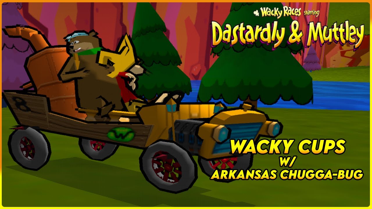 Wacky Races Starring Dastardly & Muttley - Wacky Cups w/ Arkansas ...