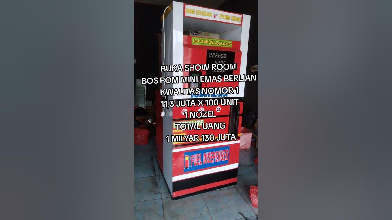 BUKA SHOWROOM BOS POM MINI EMAS BERLIAN 100 UNIT,1 NOZEL - YouTube