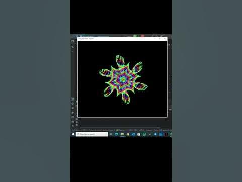 Multicolor SpiderWeb made using turtle programming in Python - YouTube