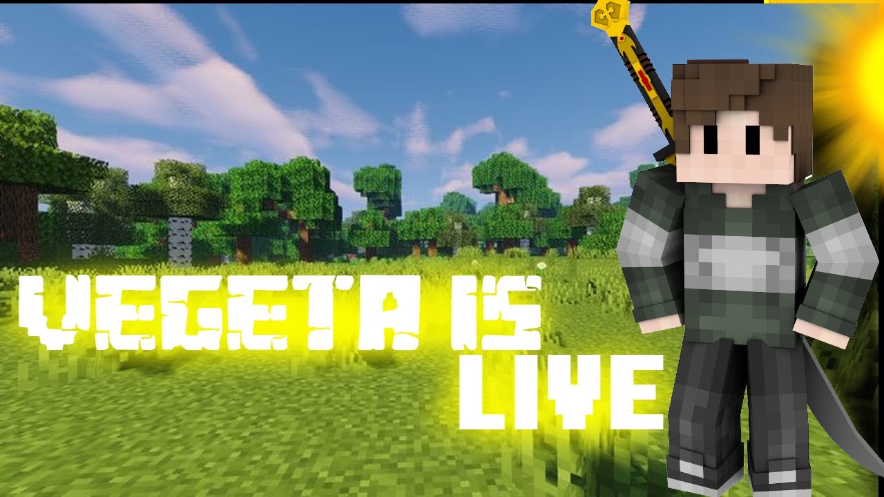 MINECRAFT SERVER | SURVIVAL | VEGETA IS LIVE - YouTube