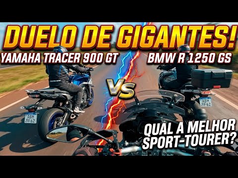 Tracer 900 GT vs Bmw GS 1250...Retomada na estrada...