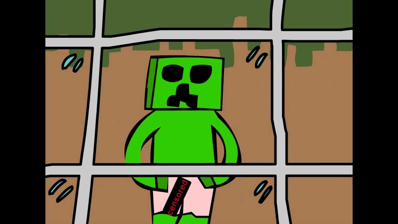 Let's Play Minecraft Animation - Creeper Trap - YouTube