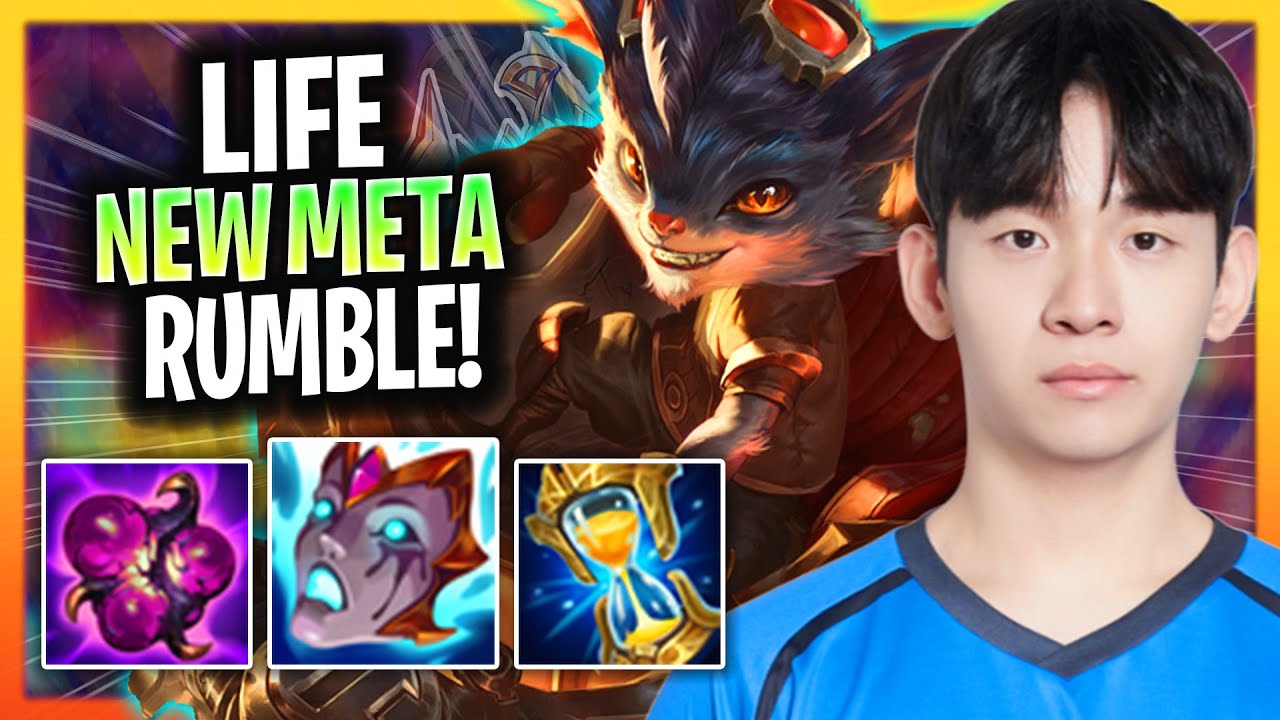 LIFE INSANE NEW META RUMBLE! | DNF Life Plays Rumble Support vs Pyke! Season 2025 - YouTube