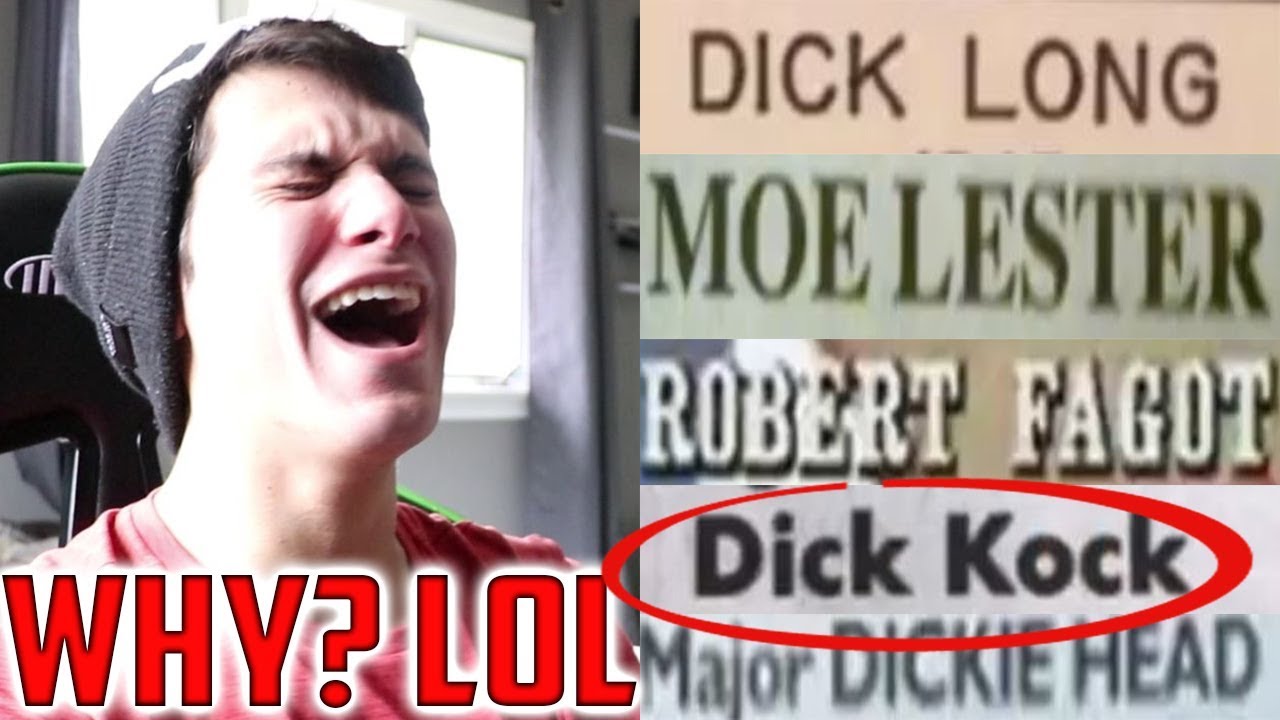 Most Hilarious And Awkward Names Ever Compilation Reaction YouTube most-hilarious-and-awkward-names-ever-compilation-reaction-youtube
