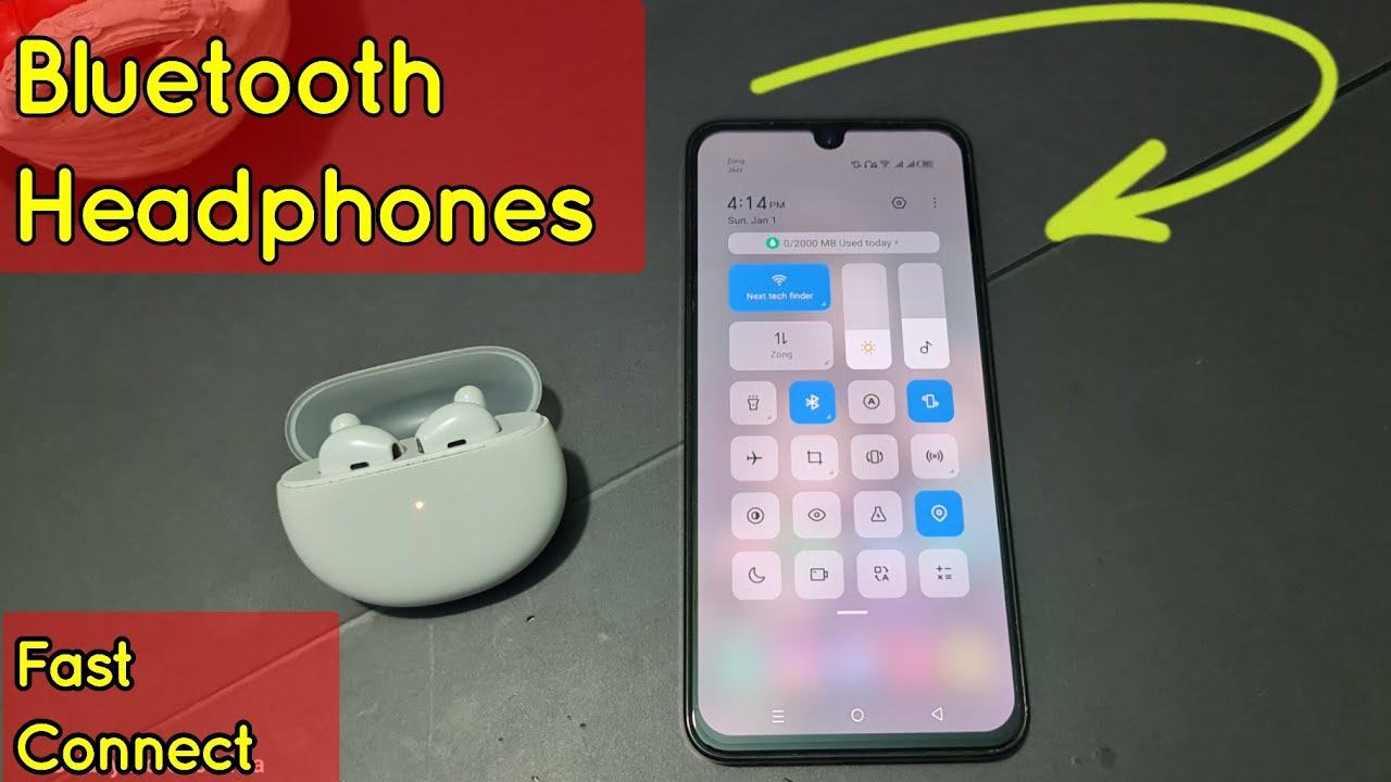 How To Connect Bluetooth Wireless Headphones To Phone | Easy And Fast ...