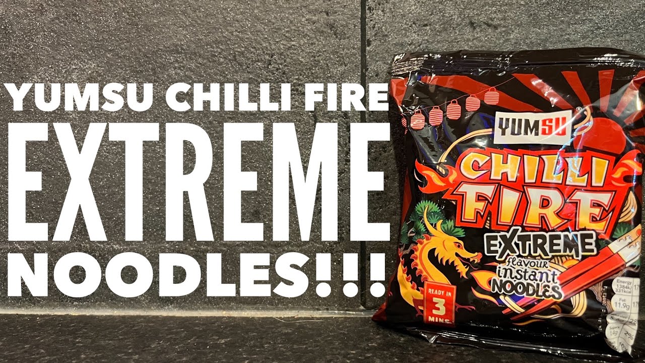 Yumsu Chilli Fire Extreme Noodles Review - YouTube