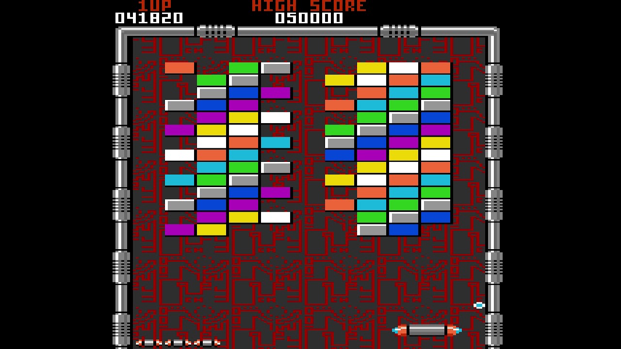 Arkanoid Atari 7800 - Gameplay Beta - YouTube
