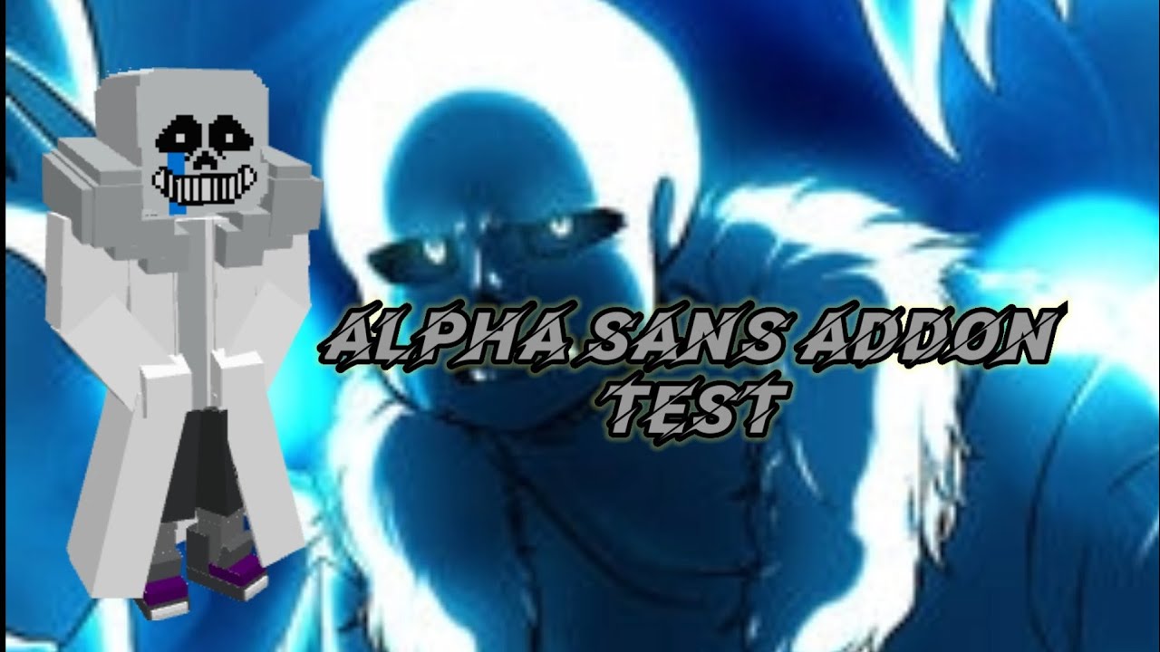 NEW Alpha Sans ADDON test - YouTube