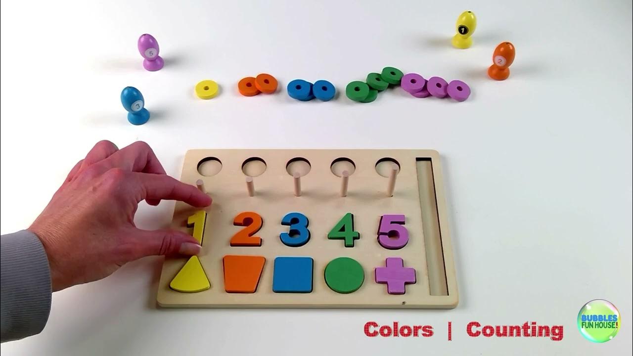 Best Toddler Learning Videos! SHAPES, COLORS AND NUMBERS! - YouTube