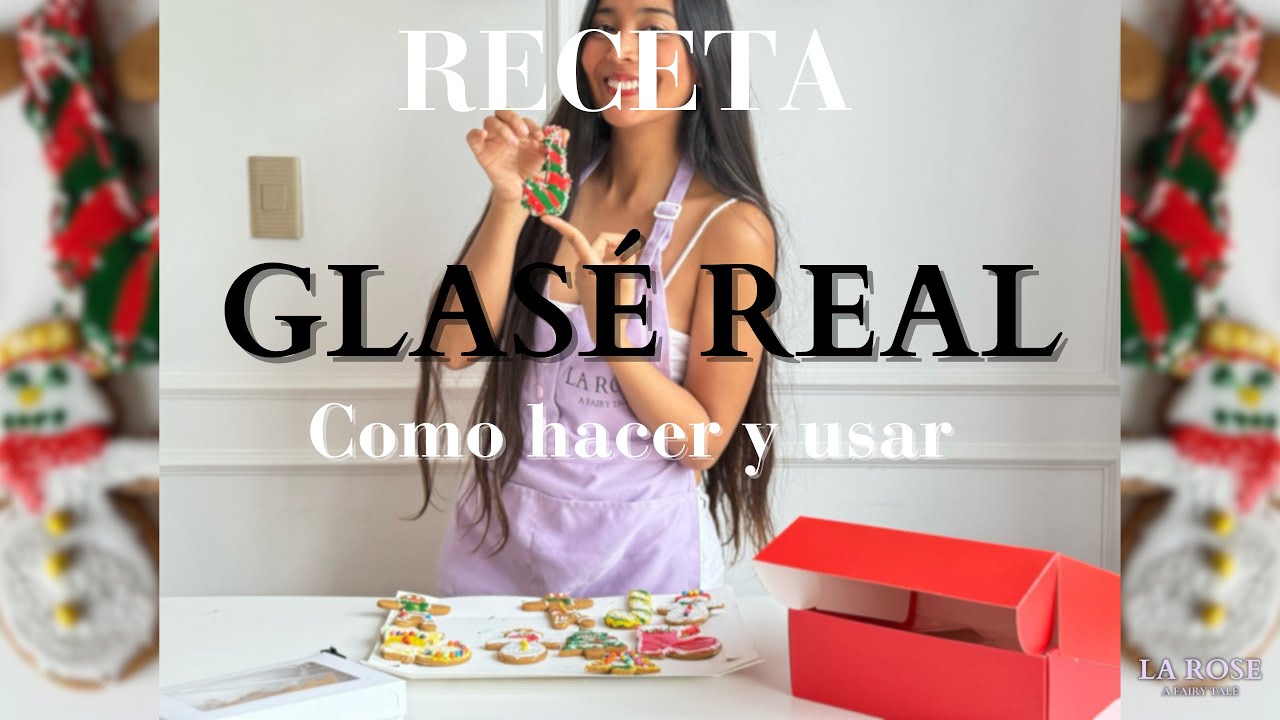 RECETA DE GLASE REAL || fácil y rápido || LA ROSE - YouTube