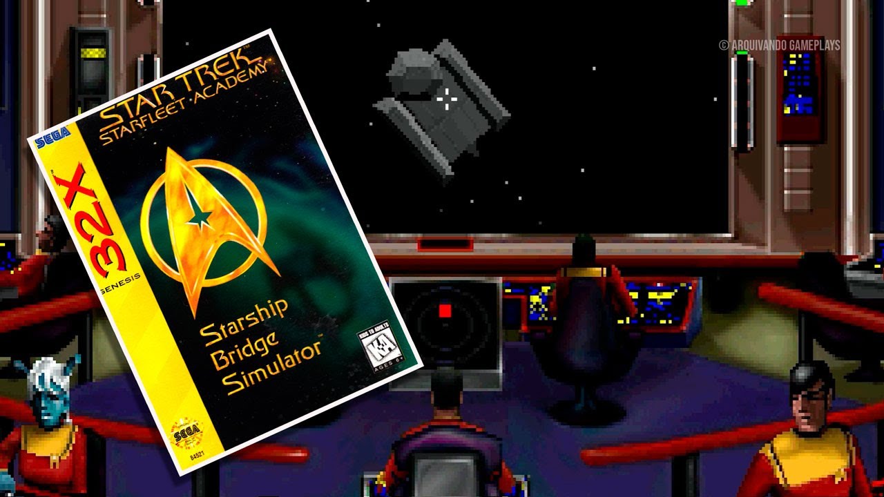 STAR TREK: STARFLEET ACADEMY STARSHIP BRIDGE SIMULATOR | SEGA 32X VIA ...