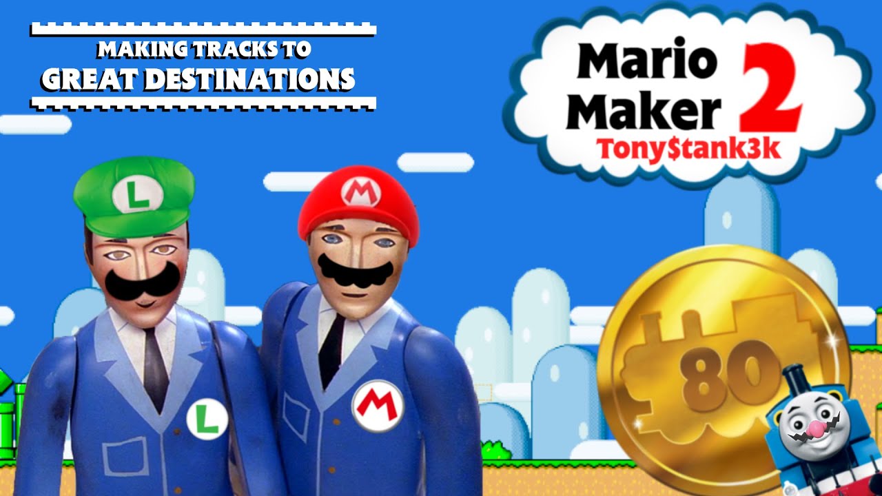 Thomas and Friends 80th Anniversary : Mario Maker 2 Wooden Railroad ...