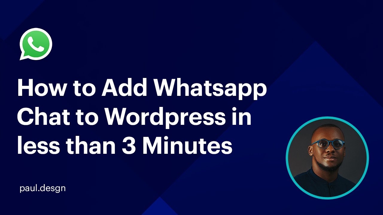 How To Add WhatsApp Chat To WordPress For Free In Less Than 3 Minutes how-to-add-whatsapp-chat-to-wordpress-for-free-in-less-than-3-minutes