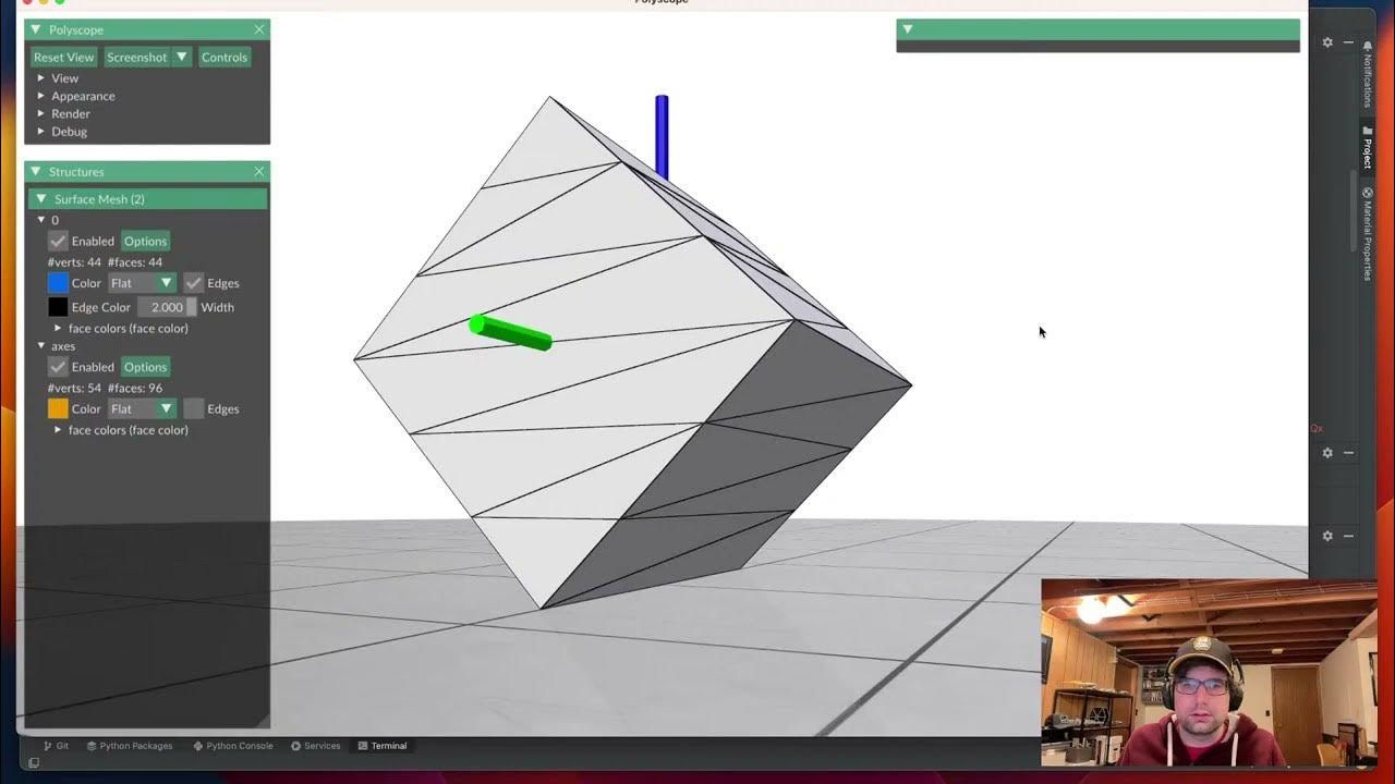 Live Python coding! 3D mesh processing with numpy and trimesh. - YouTube