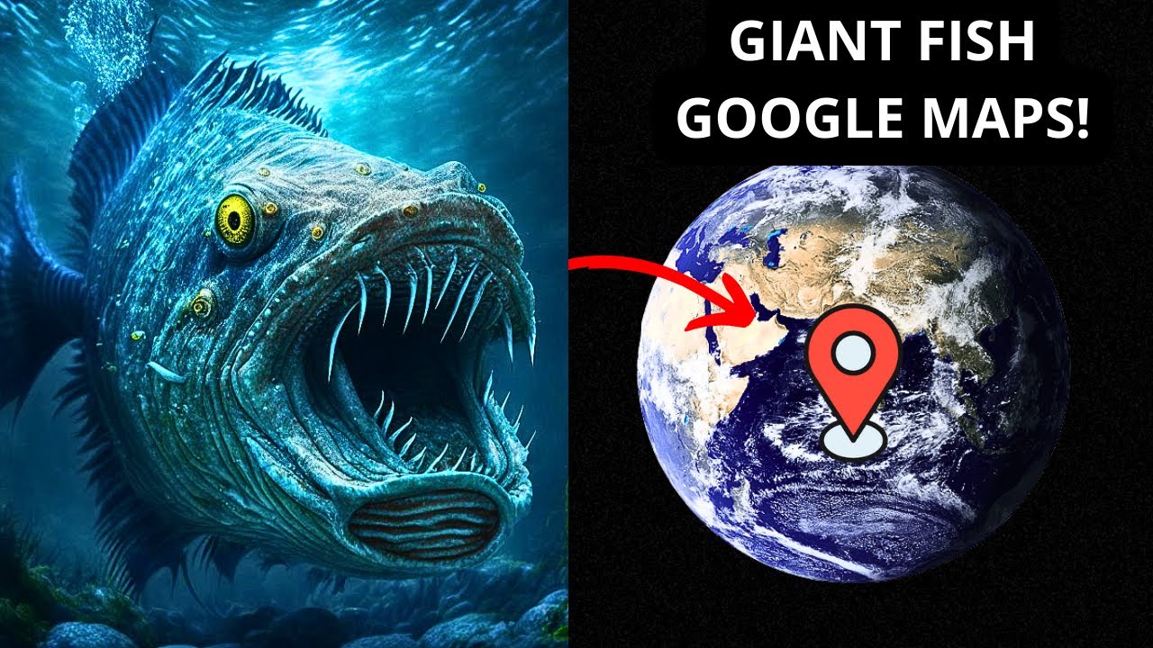 Genuine discovery of a colossal aquatic creature captured on Google ...