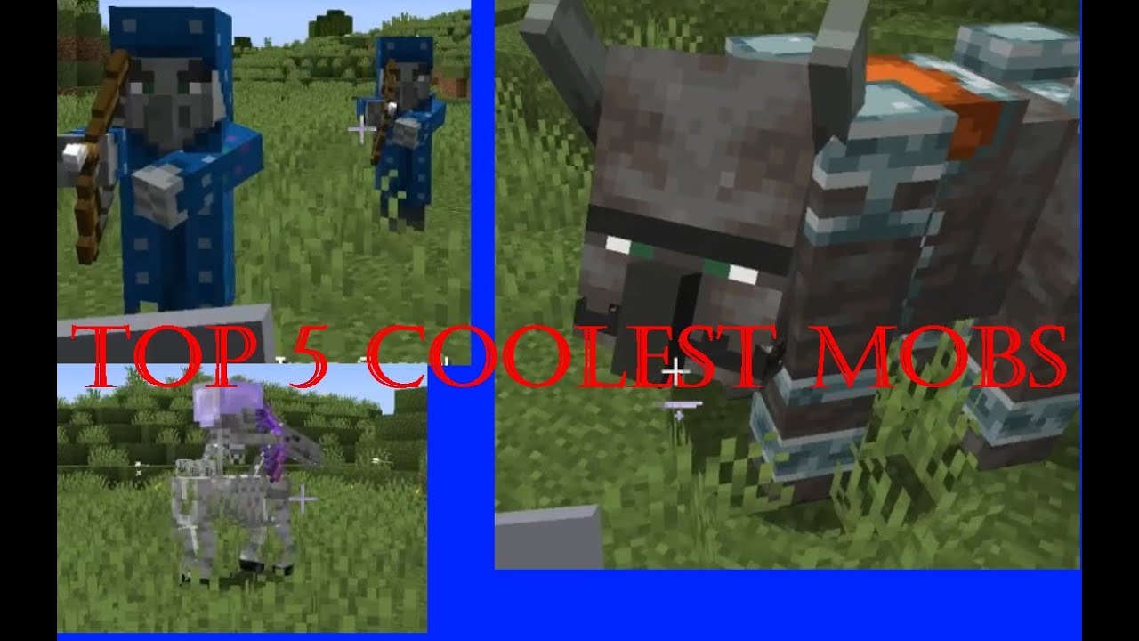 Top 5 COOLEST mobs in Mineccraft - YouTube