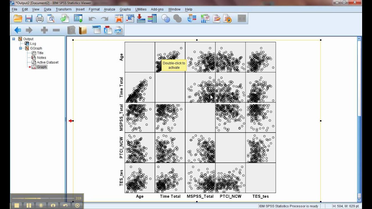 Data Screening in SPSS- Part 3: Linearity - YouTube