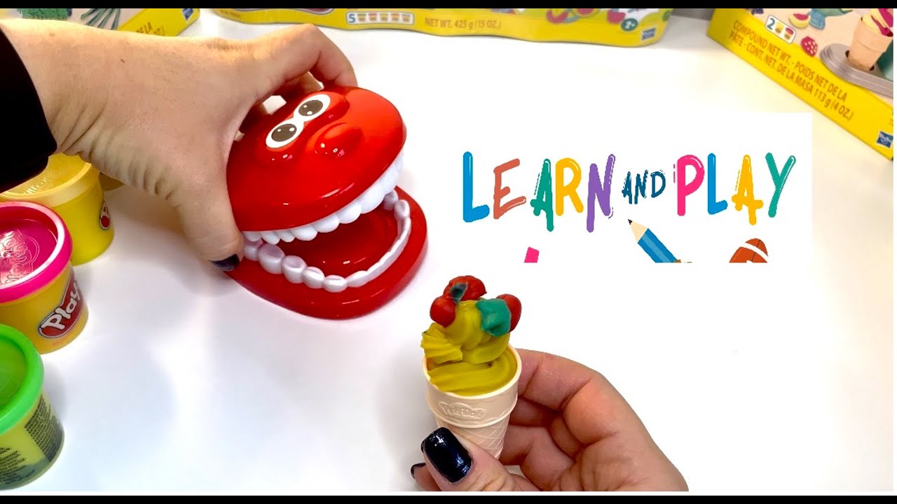 Play Dough! Ice Cream! Brush Teeth! - YouTube