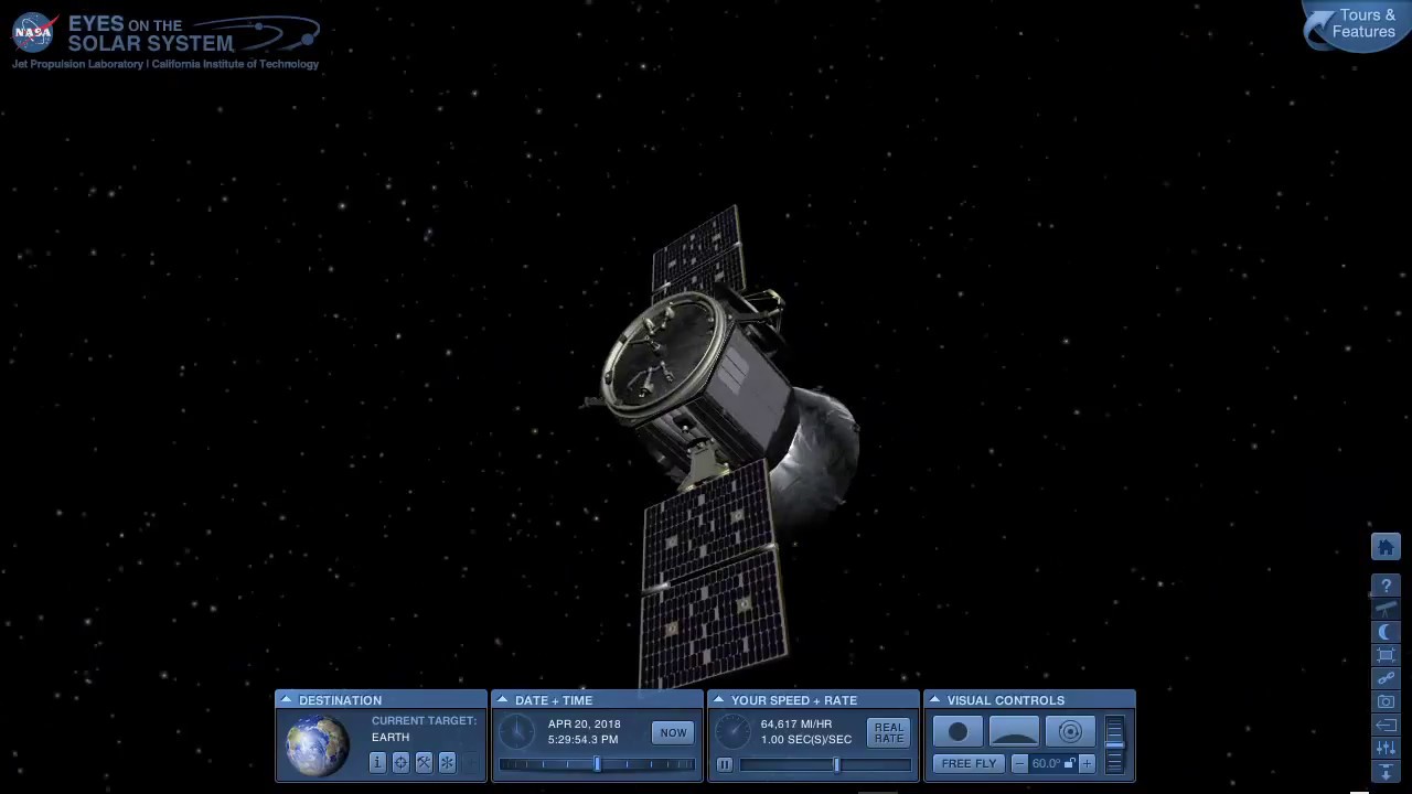 Real time TESS Tracking using NASA's Eyes Software!! 1 Hrs streaming ...