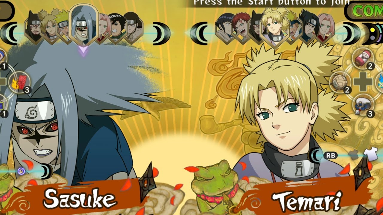 SASUKE VS TEMARI NARUTO Ultimate Ninja STORM 1 Fight (2023) | Anime ...