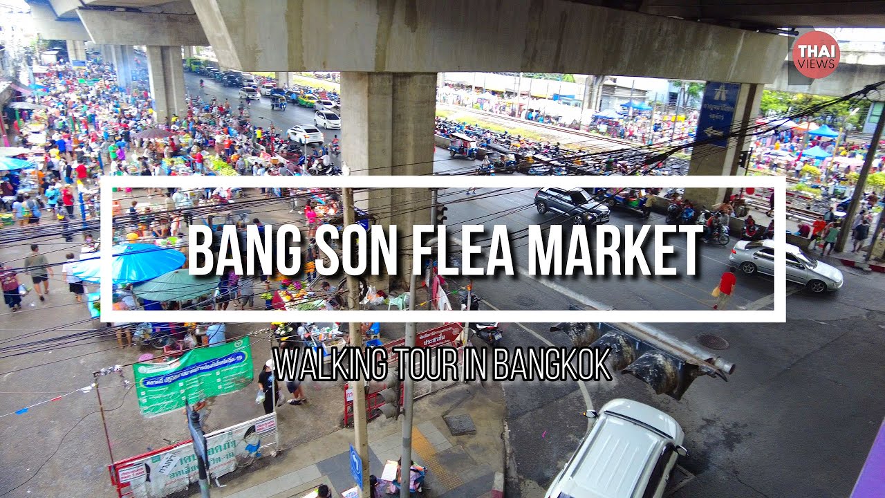 [4K] Bang Son Flea Market #4k #thailand #walking #bangkok #youtube # ...