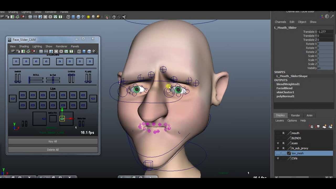 Facial Rig Update - YouTube