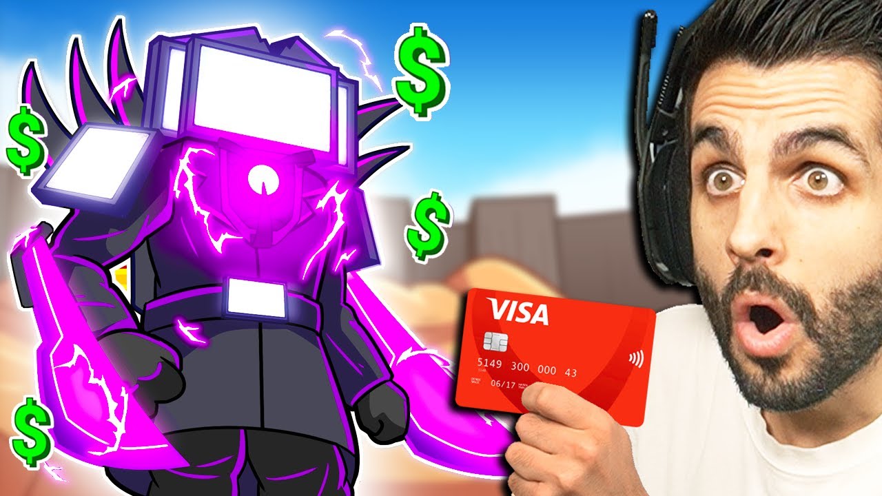 ¡Gasté +45,000$ ROBUX para CONSEGUIR la MEJOR UNIDAD DE SKIBIDI TOILET ...