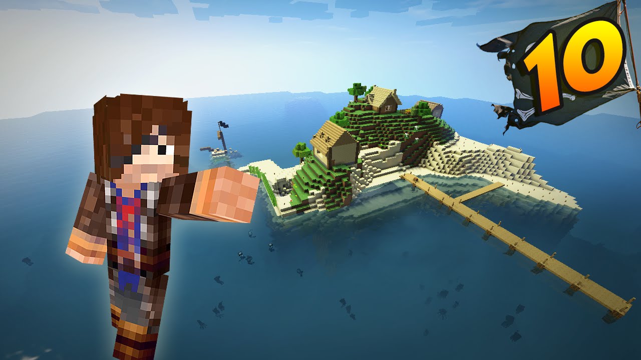 LPSPTAFT Ep#10 : La Baie des Pirates - Minecraft Français - YouTube