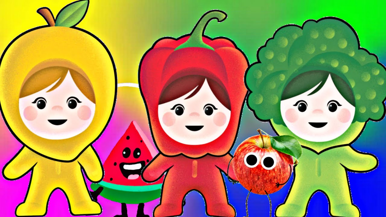 FRUITS and VEGETABLES| SONG FOR KIDS| Nursery Rhymes And Kids Songs For ...
