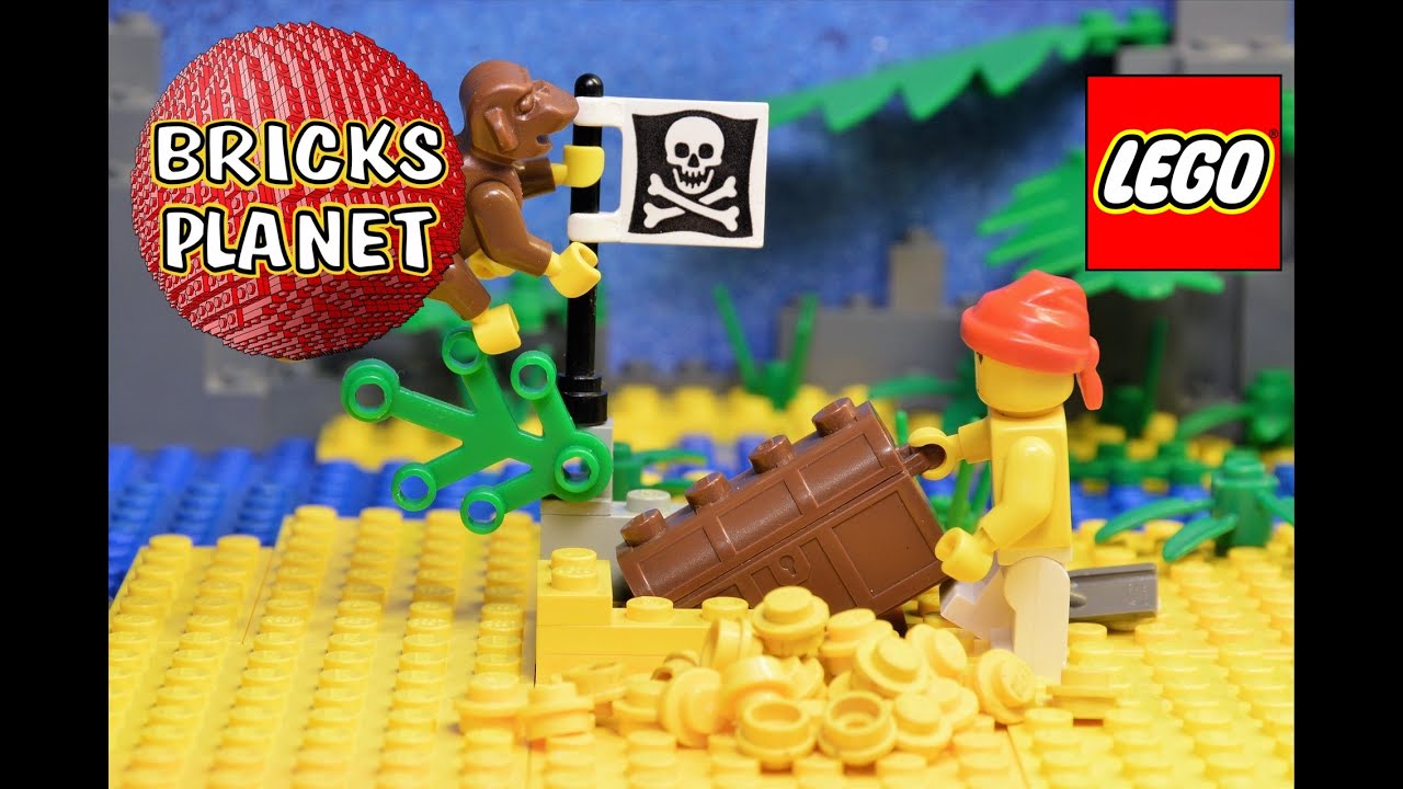 LEGO Pirates 6235 Buried Treasure - Stop Motion Review - YouTube