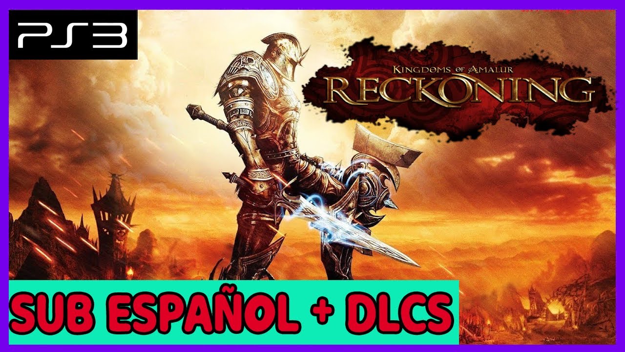 KINGDOMS OF AMALUR RECKONING PS3 PKG NO HAN & (CARPETA) + DLCS (SUB ...