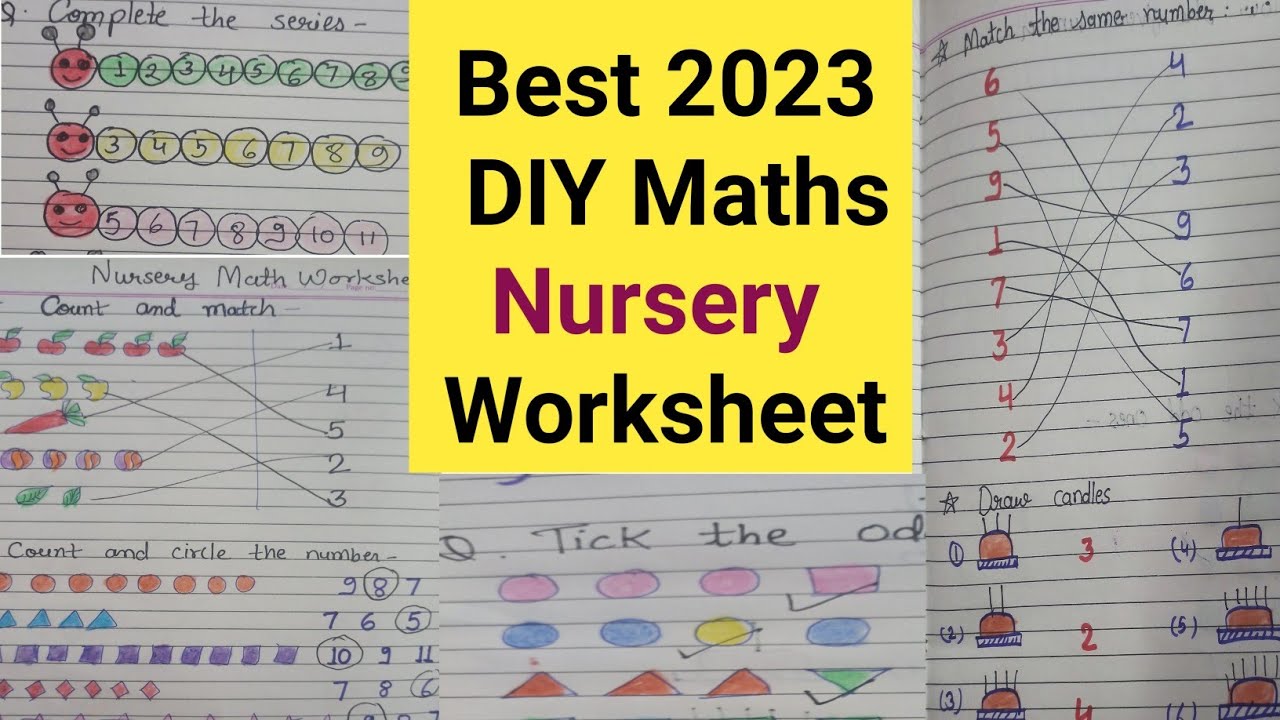 Nursery Maths Worksheet Maths Daily Practice Worksheet nursery-maths-worksheet-maths-daily-practice-worksheet