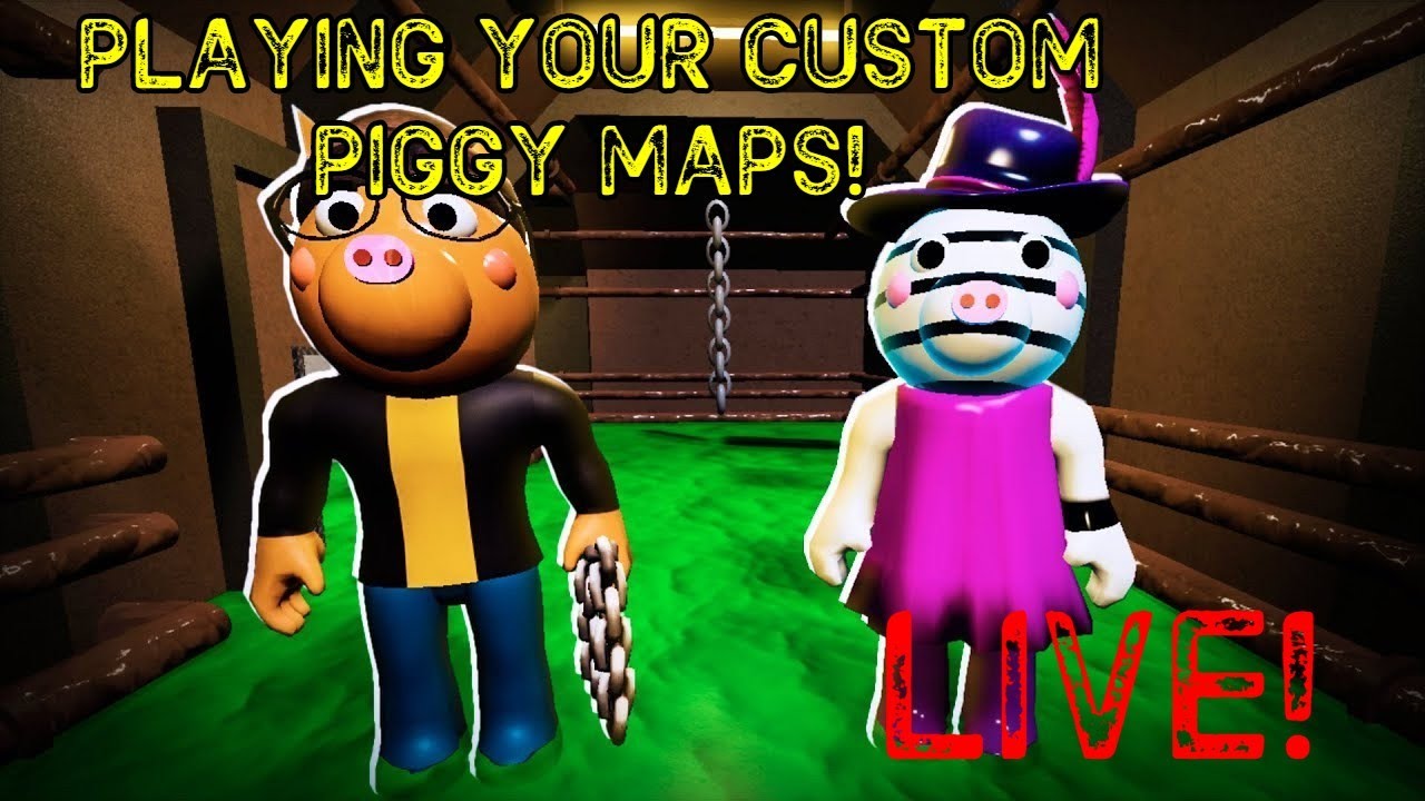 PLAYING YOUR CUSTOM PIGGY MAPS BEFORE I GO AWAY FOR THE WEEKEND! ROBLOX ...