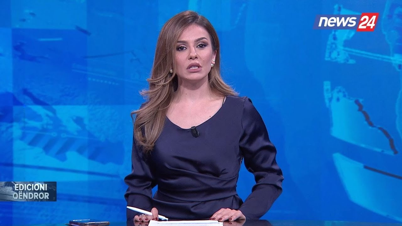 10 Nentor 2024 Edicioni Qendror i Lajmeve ne News24 ne studio Daljana ...