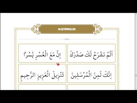 DİYANET YENİ ELİFBA SAYFA 24 ALIŞTIRMALAR