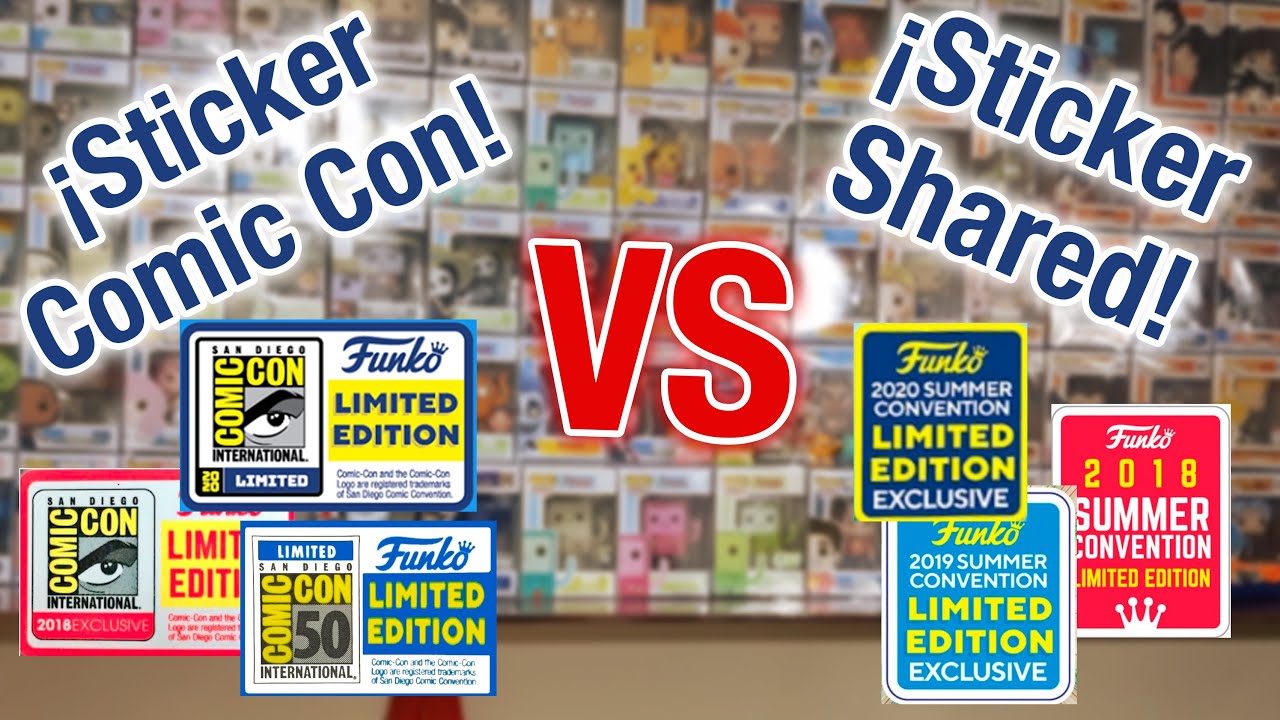 Sticker Comic Con VS Sticker Shared o Compartido - ¿Cuál es el mejor ...