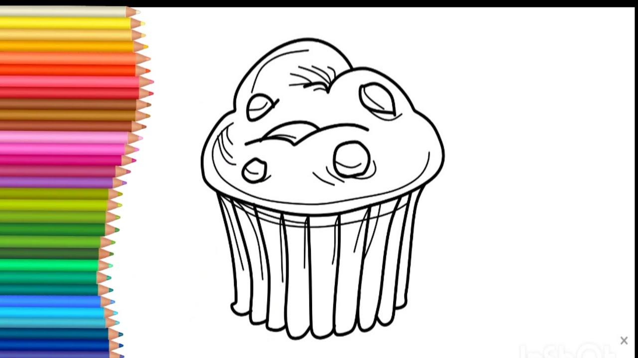 how to draw a cup of cake 🥮 | draw a cup of cake easy| cute cake - YouTube