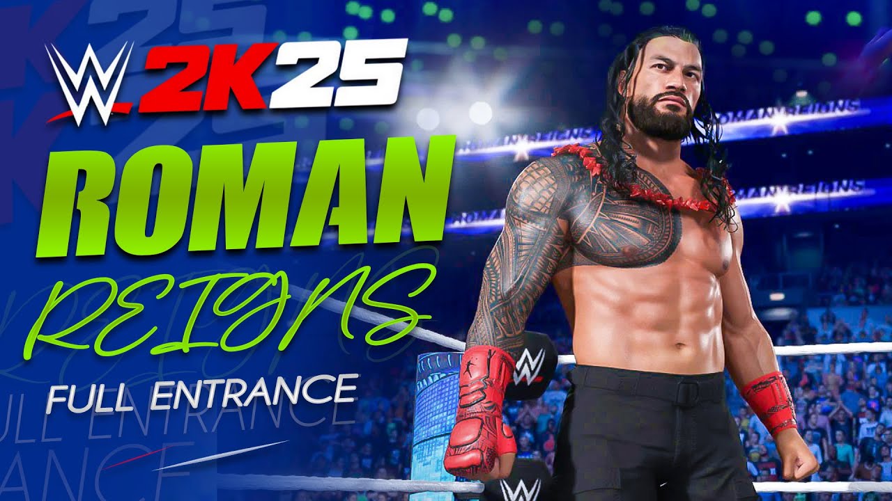 ⚡Wwe 2k25 : Roman Reigns - OTC Entrances in Wwe Game 🔥 #wwe2k25 # ...